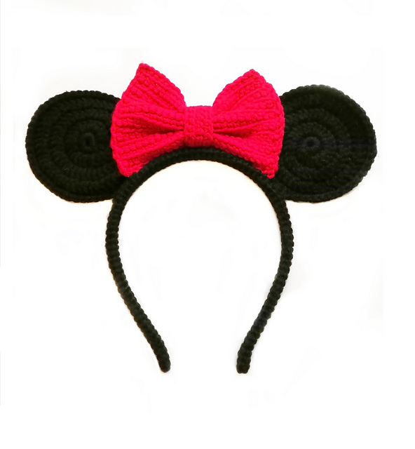 Ravelry: Mickey Mouse Ears headband pattern by Irina Kibets
