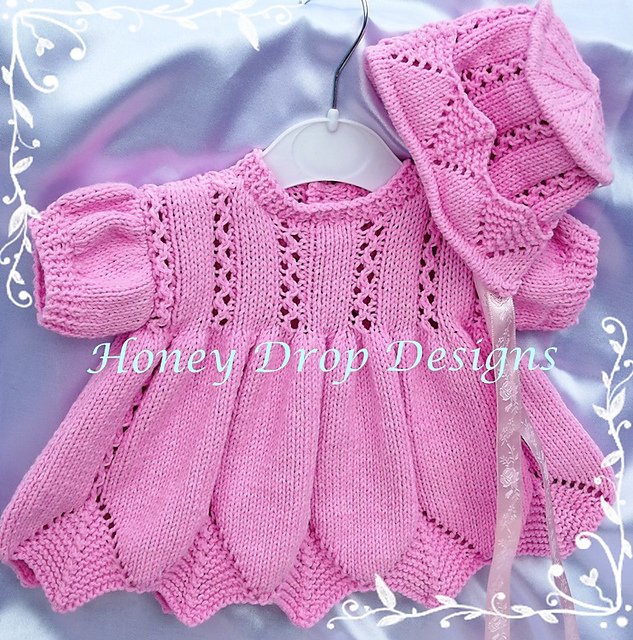Ravelry: Springtime Baby Dresses (4 Sizes) pattern by Honey Drop Designs