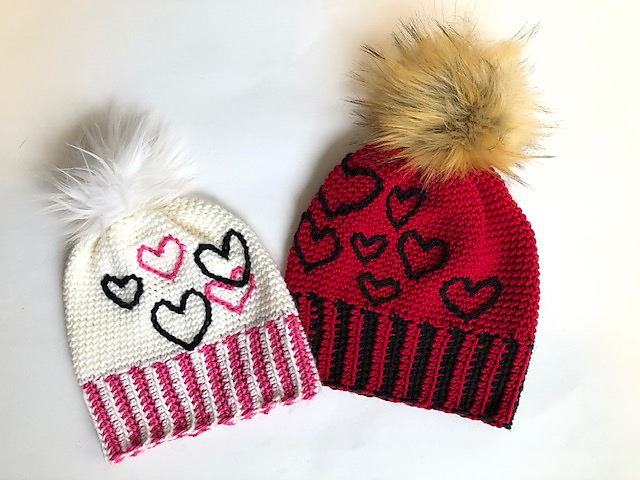 Ravelry: Happy Hearts Hat pattern by Lindsay Allercott