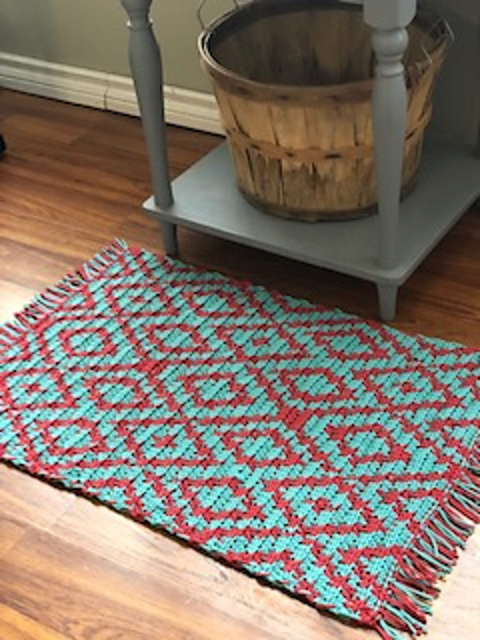 Ravelry: Rhombus Rug pattern by Lindsay Allercott