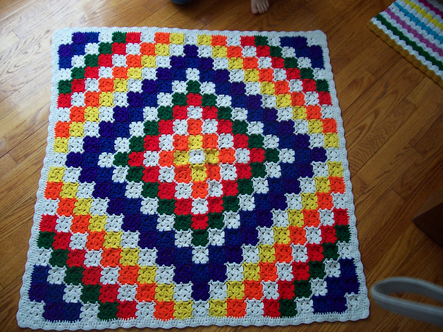 Ravelry: Rainbow Diamonds pattern by Judy Bolin