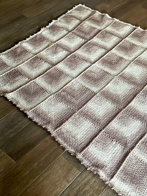 Ravelry: Shadow Block Blanket pattern by Emily Marie Davies