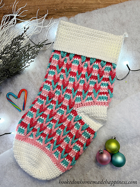 Ravelry: Braided Christmas Stocking pattern by Breann Mauldin
