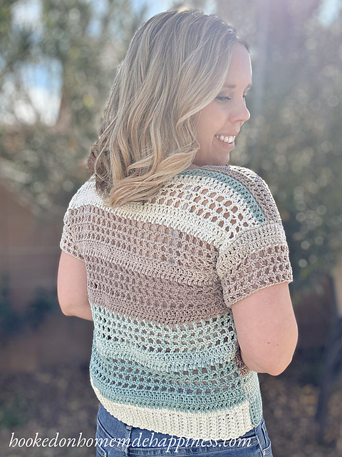 Ravelry: Simple Eyelet Tee pattern by Breann Mauldin