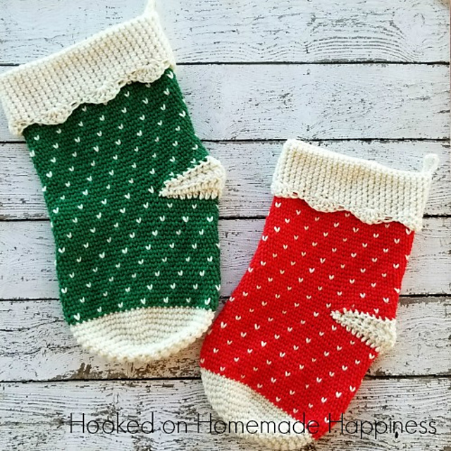 Ravelry: Fair Isle Oversized Stockings pattern by Breann Mauldin