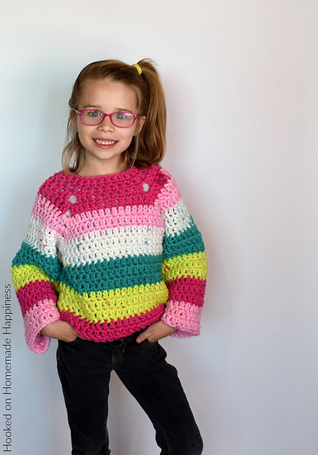 Ravelry: Kid's Chunky Raglan Sweater pattern by Breann Mauldin