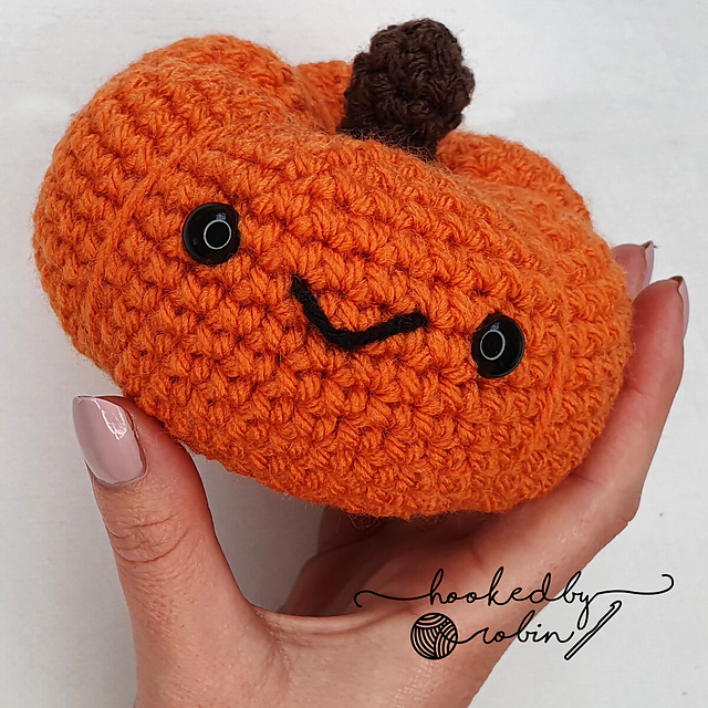 Ravelry: Pumpkin Amigurumi pattern by Hooked by Robin