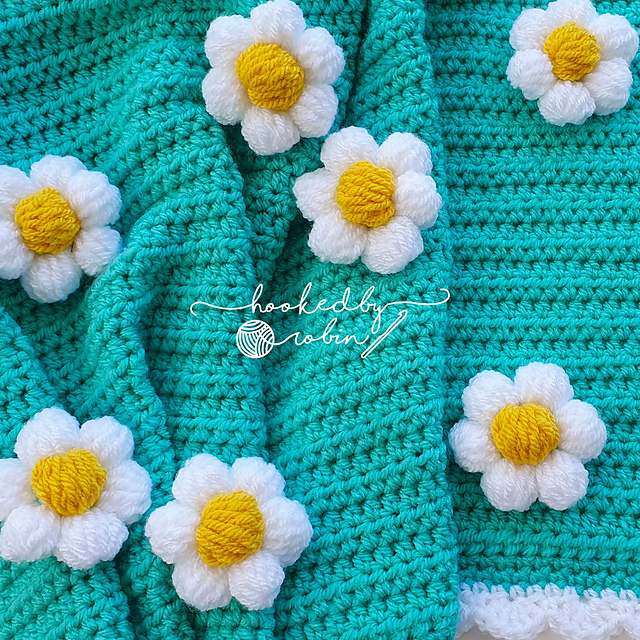 Ravelry: Daisy Blanket pattern by Hooked by Robin