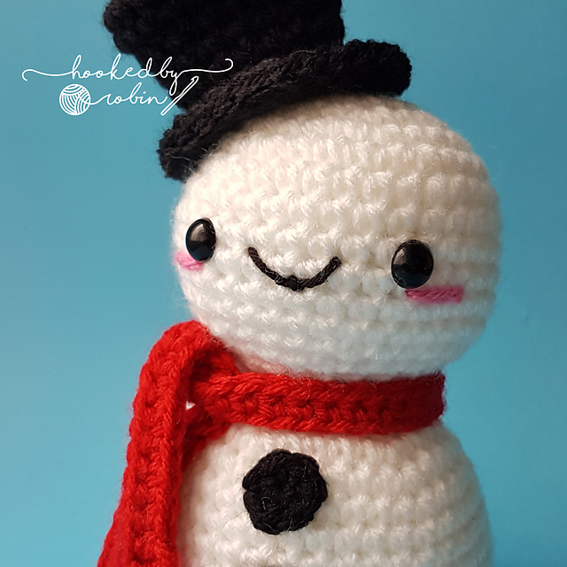 Ravelry: Amigurumi Crochet Snowman pattern by Hooked by Robin
