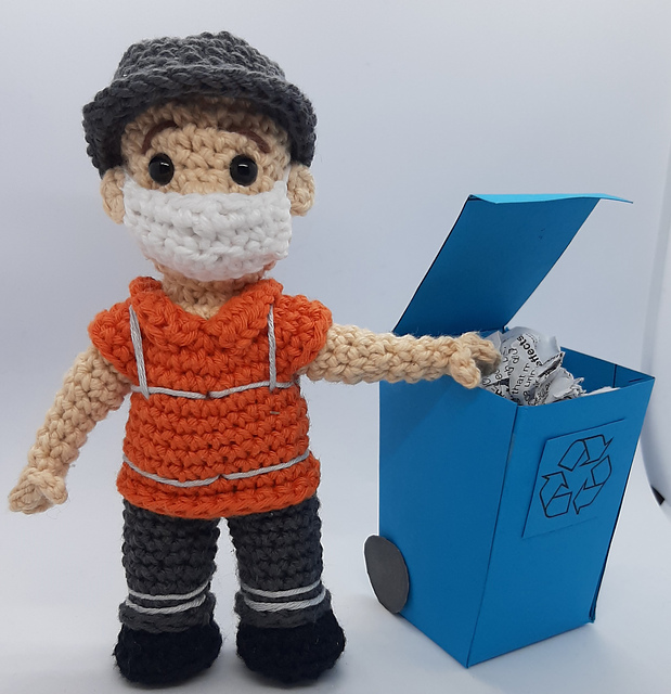 Ravelry: Binman frontline hero pattern by Reka Kohegyi