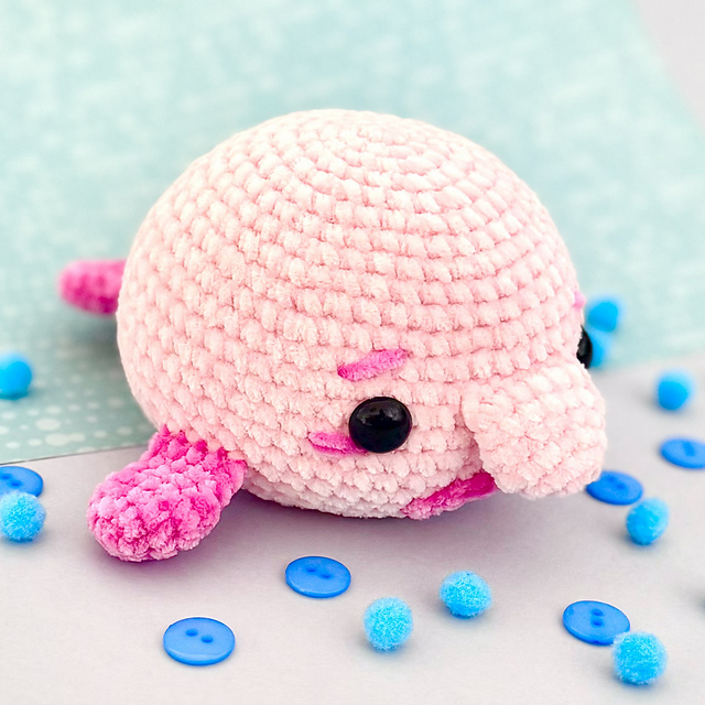 Ravelry: Barnaby the Blobfish pattern by Candy Downs