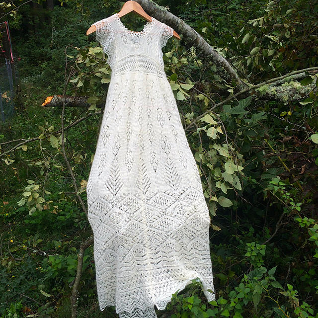 Ravelry: Project 8 - Christening Robe Apron pattern by Heirloom Knitting