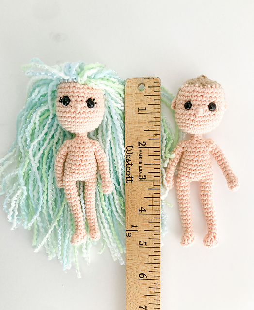 Ravelry: 1/12 Scale Crochet Doll pattern by Kim Triplett