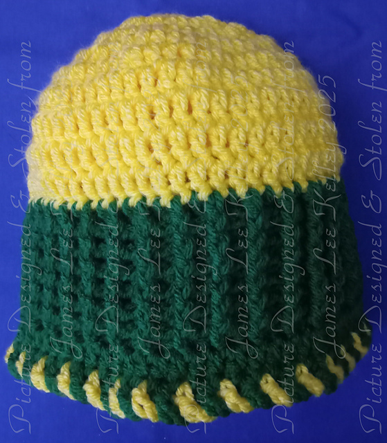 Ravelry: Two Color Quick Donor DC Hat pattern by James Lee Kelley
