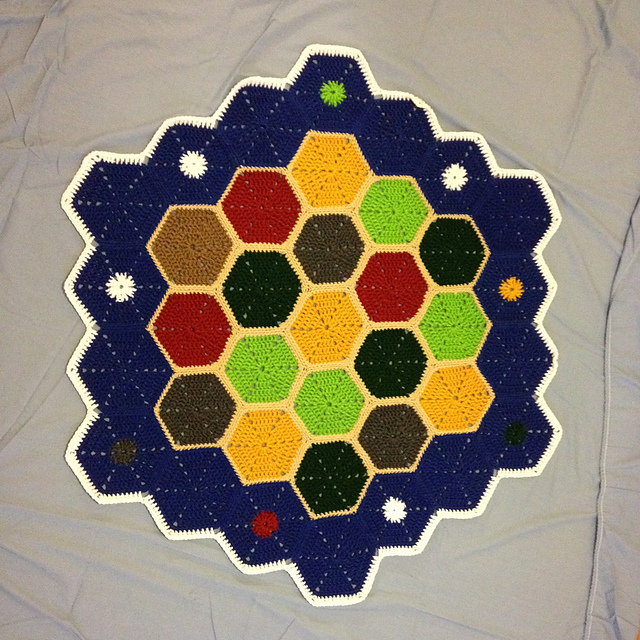 Ravelry: Settlers of Catan Inspired Baby Blanket pattern by Skye Carrette