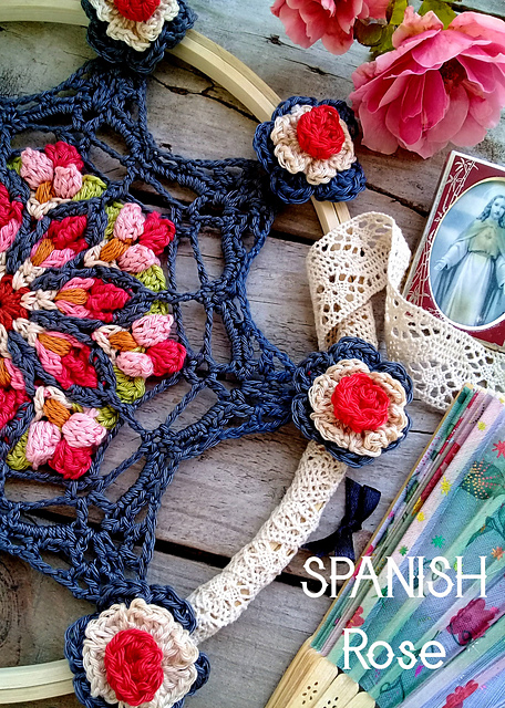 Ravelry: Spanish Rose Mandala pattern by The Floral Hook