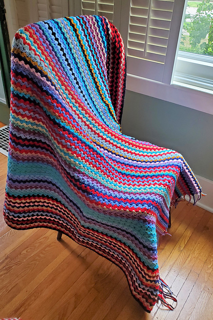 Ravelry: Ric Rac Afghan pattern by Mildred Clowers