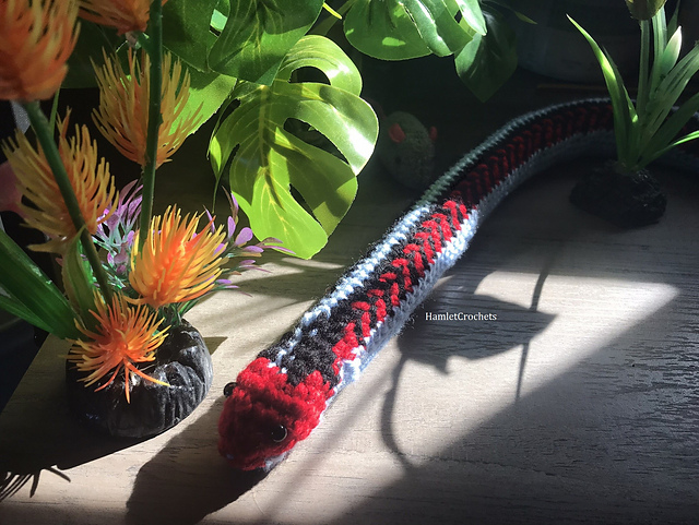 Ravelry: Red Sided Garter Snake pattern by Hopper Bole