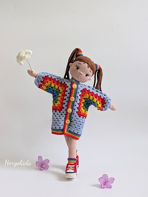 Ravelry: Cardigan for Iris Doll pattern by Márta Sipos