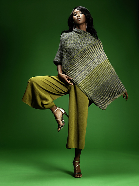 Ravelry: #37 Poncho Gelbfilter pattern by Rita Lehr