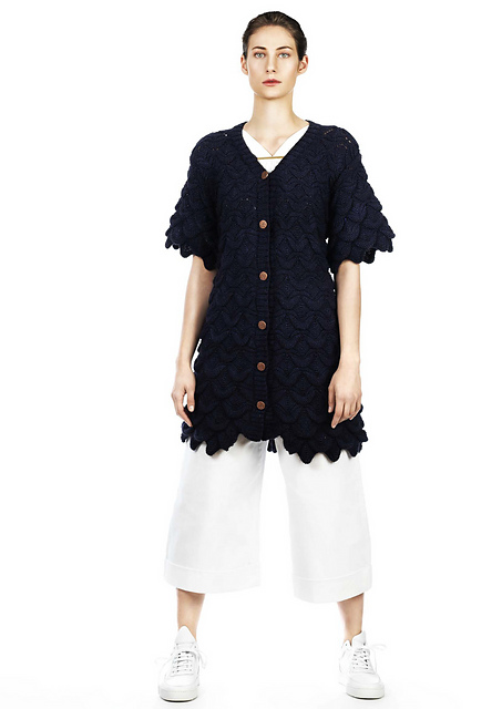 Ravelry: #34 Scale Jacket pattern by Unjung Yun