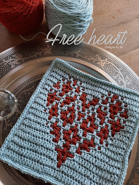 Ravelry: Free heart pattern by Iti Hamberg-Brons