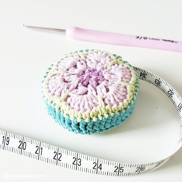 Ravelry: African Flower tape measure pattern by Camilla N. Skjoenhaug