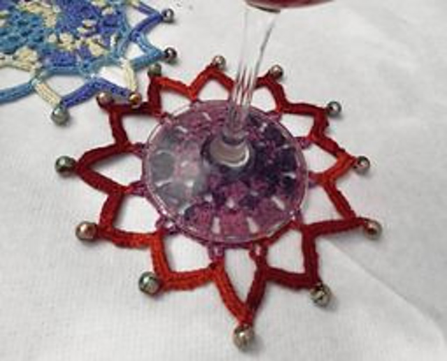 Ravelry: Beaded Glass Cover pattern by Sally Coomber