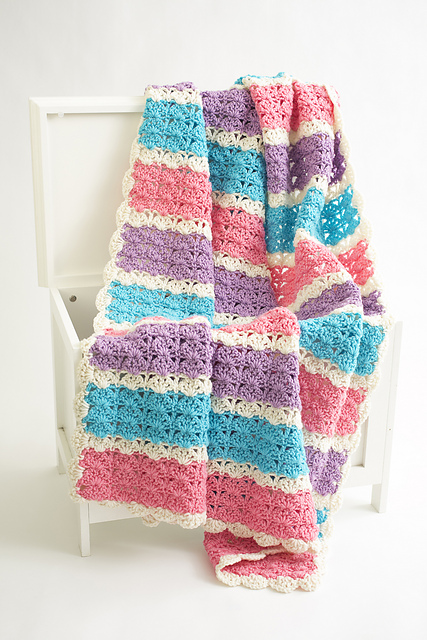 Ravelry: Caribbean Shells Afghan pattern by Roseanna Beck
