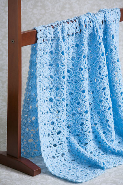 Ravelry: Iced Blue Dreams Afghan pattern by Roseanna Beck
