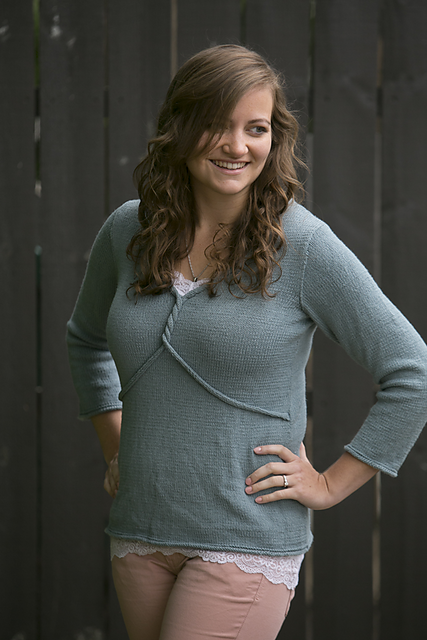 Ravelry: Center Twist Sweater pattern by Angelia Robinson