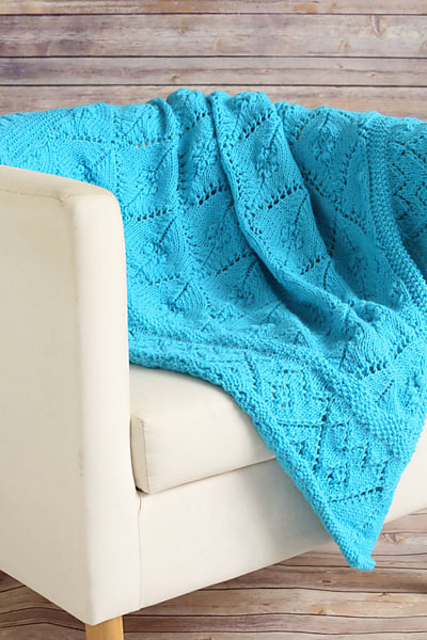 Ravelry: Azure Diamonds Baby Blanket pattern by Manda Shah
