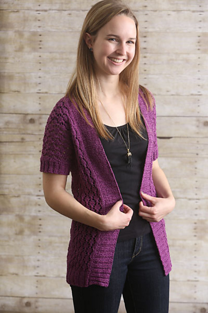 Ravelry: Open Front Lace Cardigan pattern by Wencke Pertermann