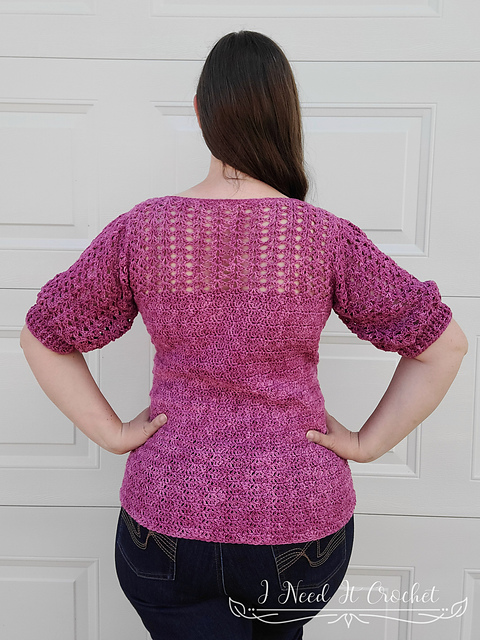 Ravelry: Sweet Iris Top pattern by I Need It Crochet