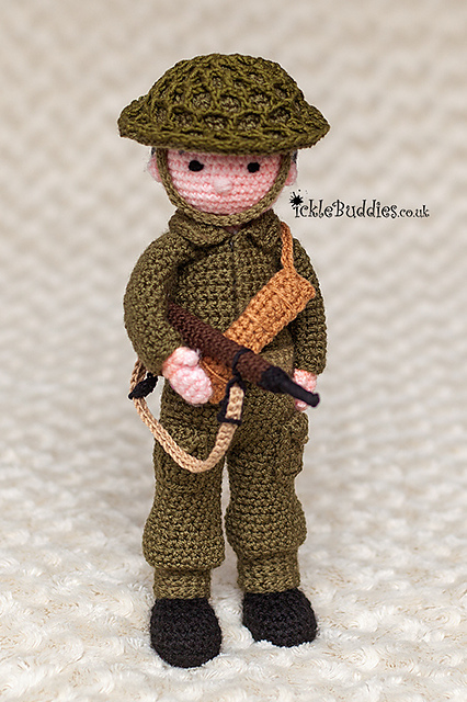 Ravelry: Crocheted WWII British Soldier pattern by Alison Greenwood