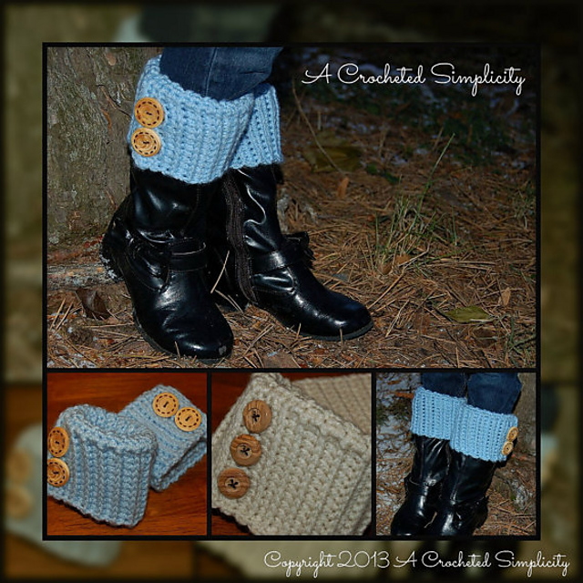 Ravelry: Ribbed Boot Cuffs pattern by Jennifer Renaud