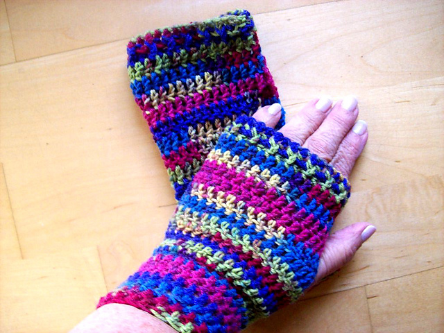 Ravelry: Quick Crochet Skinny Mitts pattern by Christa Casebeer