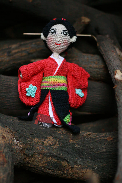 Ravelry: amigurumi yukata japanese pattern by Farida S.PD