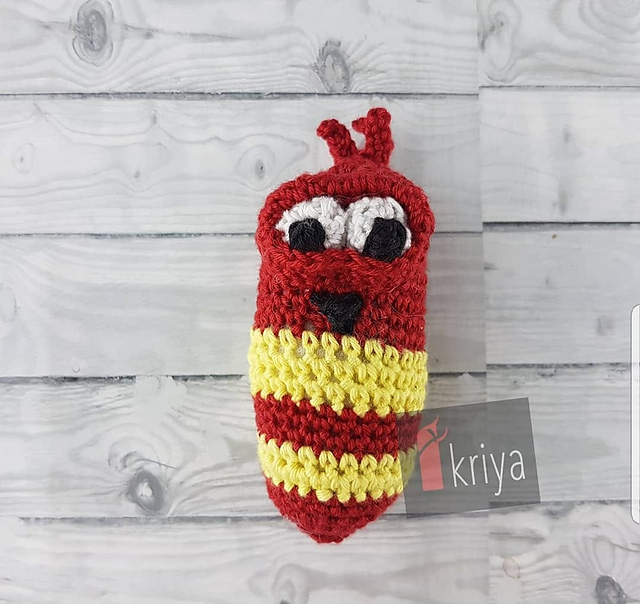 Ravelry: Red Larva pattern by Farida S.PD