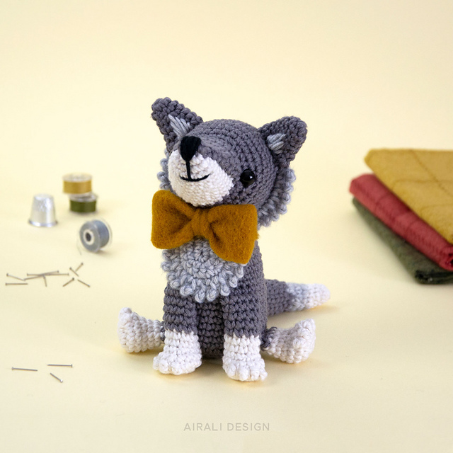Ravelry: Italo the Wolf pattern by Ilaria Caliri (aka airali)