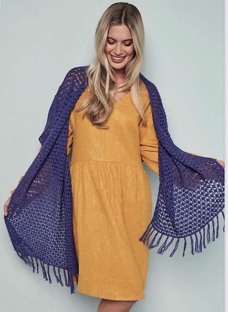 Ravelry: Adele Stole pattern by Francesca Disanto