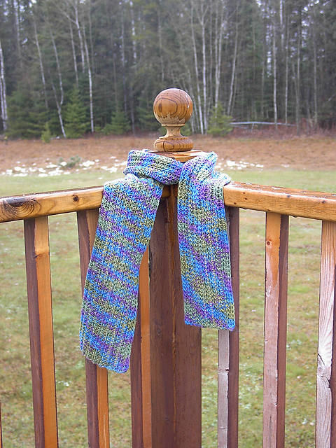 Ravelry: Easy Ribbed Lace Scarf pattern by Dorothy
