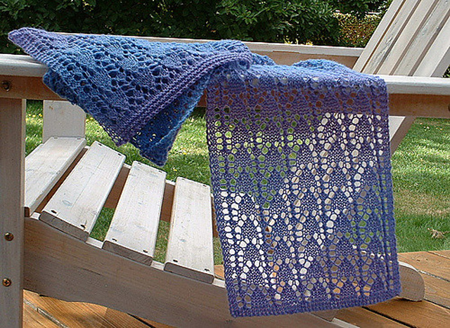 Ravelry: Snowdrop Lace Scarf pattern by Donna Arney