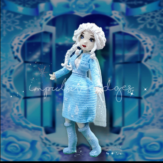 Ravelry: Queen Elsie the Ice Bender pattern by Eman ahmed