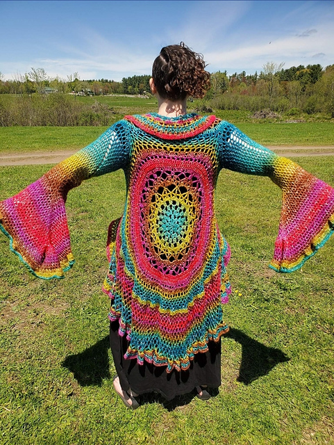 Ravelry: InTheBagCrochet's Lotus Mandala Duster 2.0
