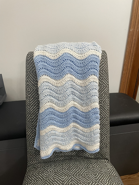 Ravelry: Even Textured Ripple pattern by Angie Romano