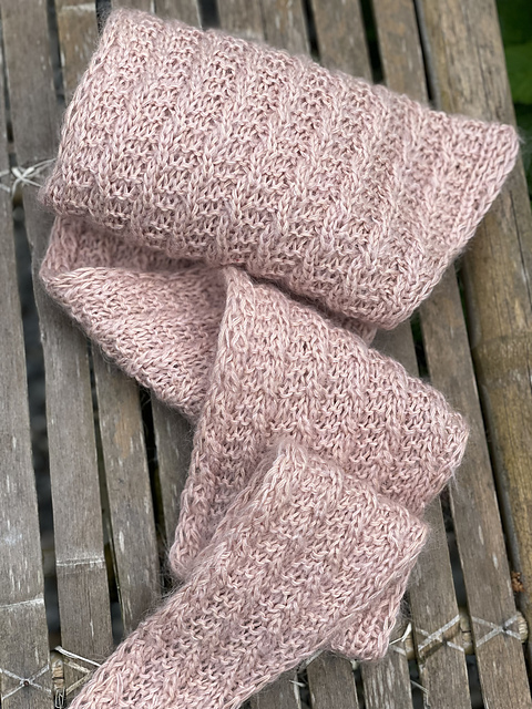 Ravelry: Candy Cable Scarf pattern by HolstKnit
