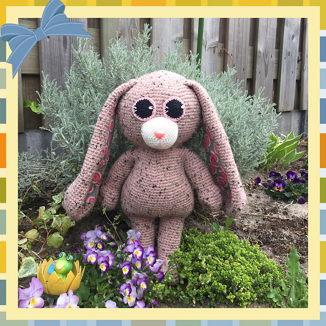 Ravelry: long ears bunny pattern by Ingrid Geerings