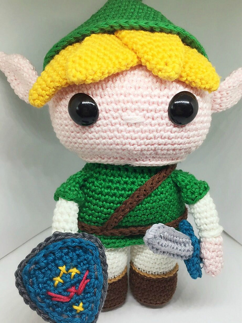 Ravelry: Link from The Legend of Zelda pattern by Ingrid van Donkelaar