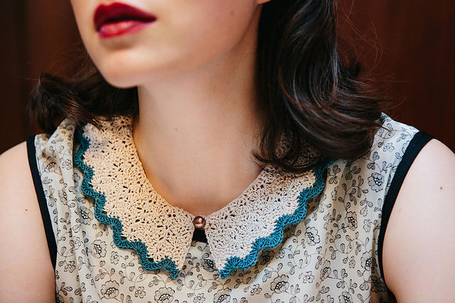 Ravelry: Vintage Ripple Collar pattern by Camilla Baroe